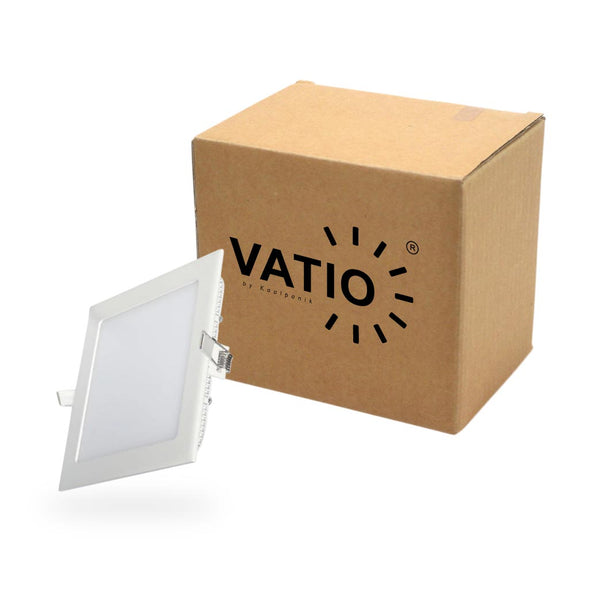 PANEL LED 12W CUADRADO DE INCRUSTAR – E-Vatio store